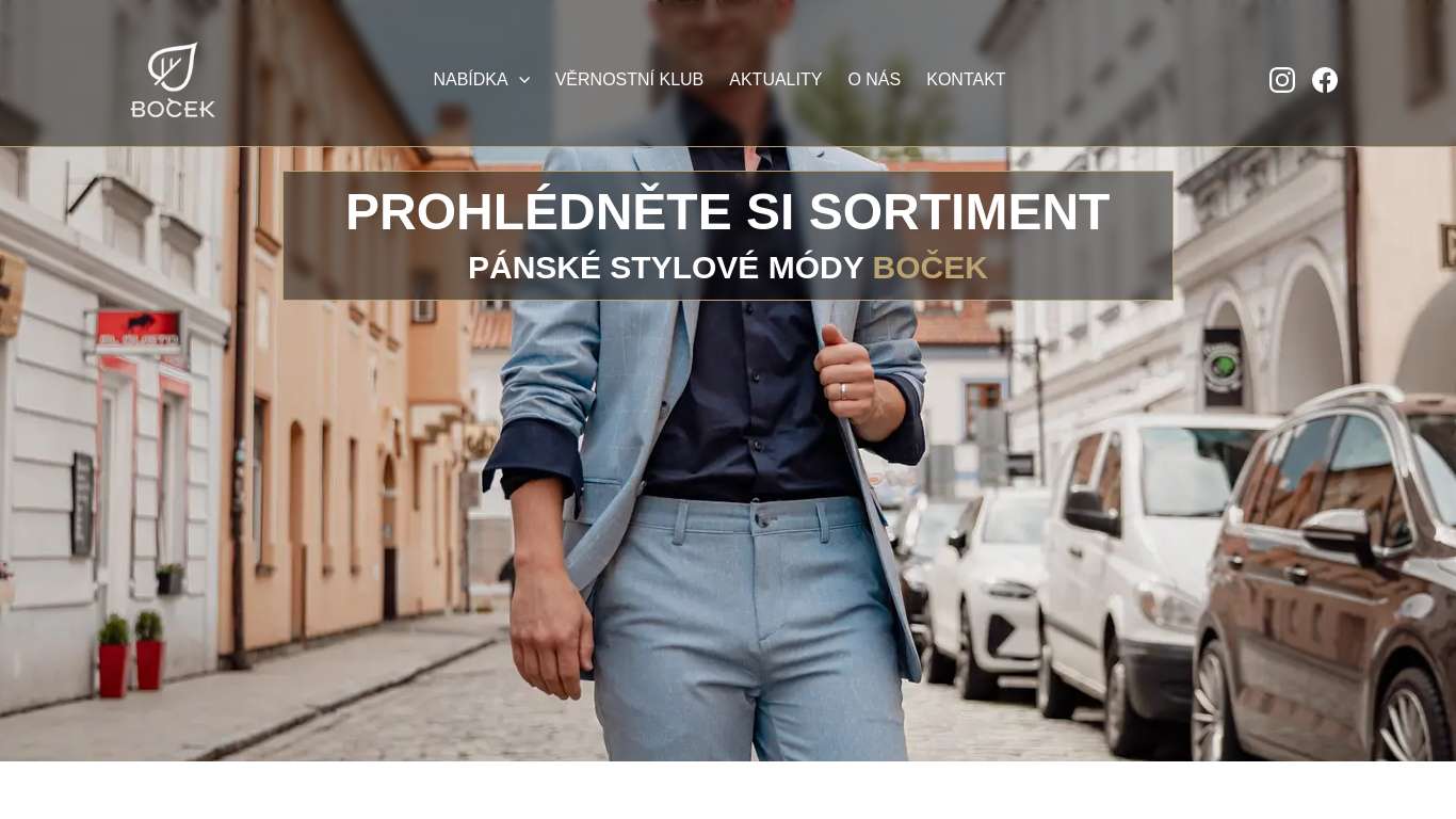 Pánská móda Boček